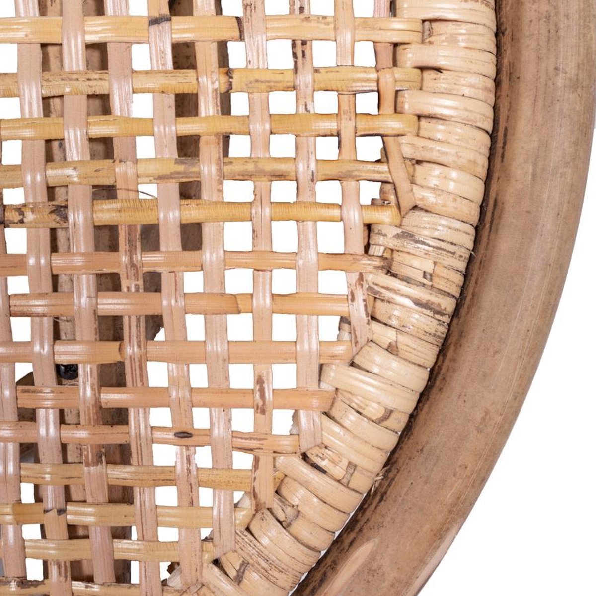 Wandlamp Webbing Blond - Wandlampen - Wandlamp rota - Muurlamp - Rotan ...
