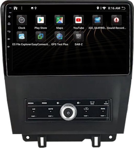Android 11 Navigatie Ford mustang 2010-2014 touch Screen carkit ...