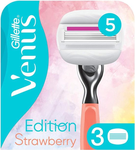 Gillette Venus Scheermesjes Venus Comfortglide Strawberry 3 stuks | bol