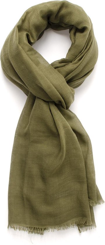 Groene sjaal - Dunne sjaal - Sjaal voor binnen en buiten | bol