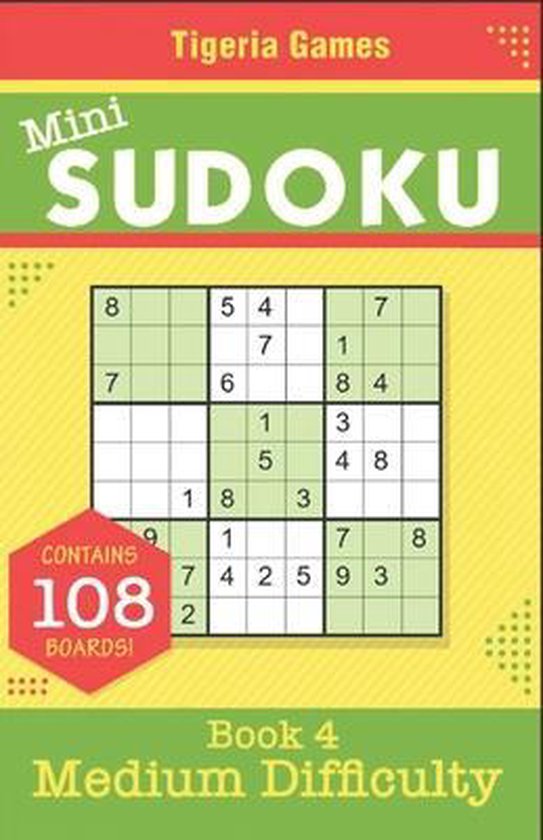 Mini Sudoku- Mini Sudoku - Book 4 - Medium Difficulty, Thomas Bonnici | 9798642393833... | bol.com