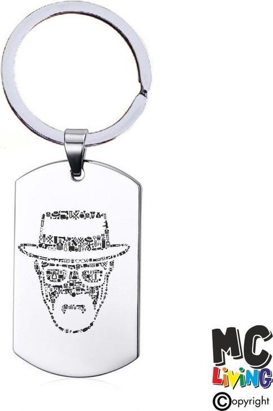 Sleutelhanger RVS - Heisenberg | bol.com