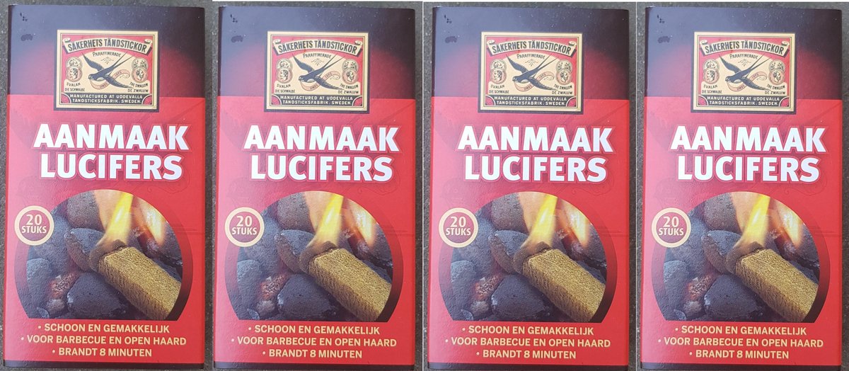 Aanmaak lucifers Zwaluw - Voordeel | bol