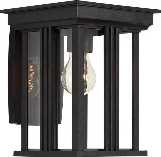 Essex Muurlamp Zwart | bol