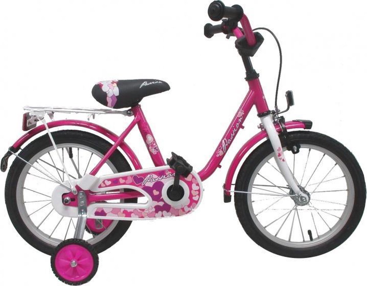 Passion Passion - Fiets - Meisjes - Roze - 14 Inch | bol.com