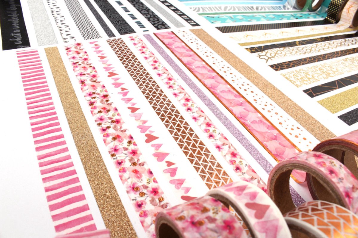 Craft Sensations Washi Tape 40 rollen van elk 3 meter | Decoratieve ...