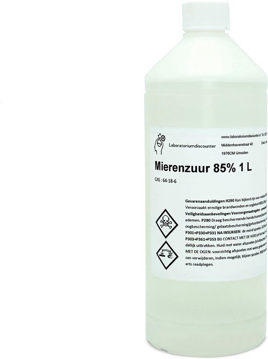 Mierenzuur 85% 1L, ontkalker | bol.com