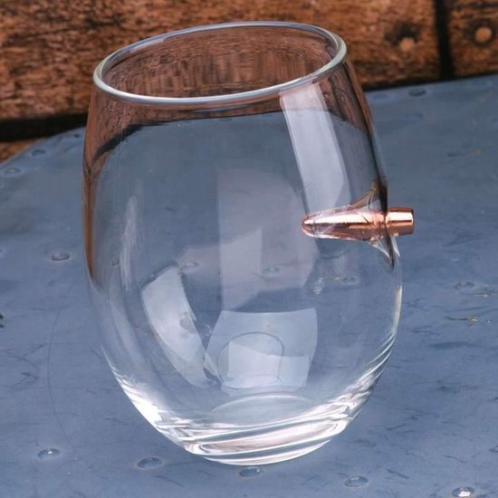 Lucky Shot - Bullet Wine Glass (Stemless) - .308 | bol.com