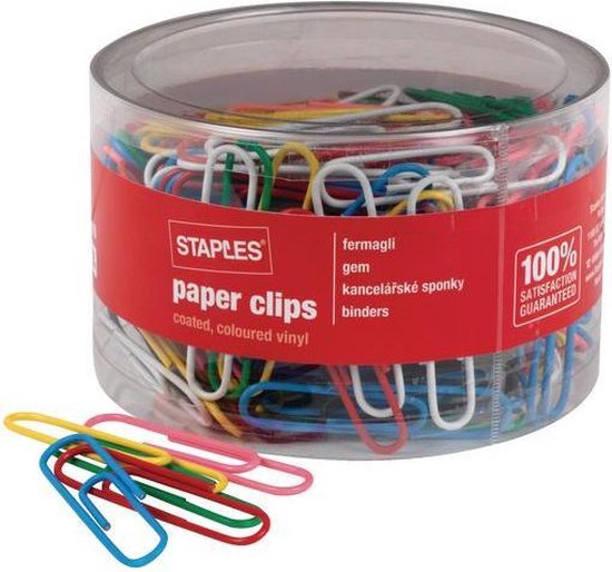 Staples Paperclips assortiment Jumbo (pak 200 stuks) | bol