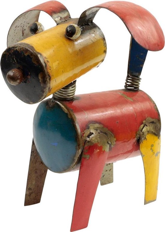 Sarana - Beeld - hond - oud ijzer - Indonesie - Fairtrade | bol