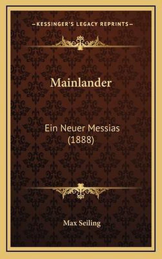 Mainlander, Max Seiling | 9781167774447 | Boeken | bol.com
