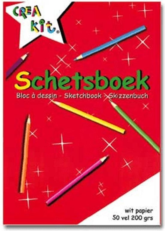 Pakket van 2x stuks schetsboek A5 papier - 50 vellen - Tekenboeken A5 ...