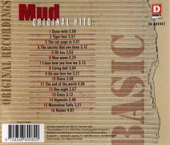 Mud - Original hits, Mud | CD (album) | Muziek | bol