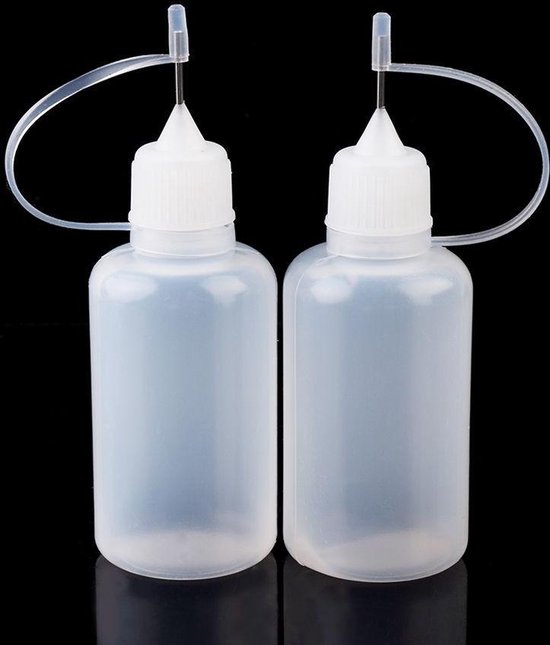 Lijmflesjes - 3 Stuks 10ML - Naaldflesje voor Hobby Lijm & Action Lijm ...