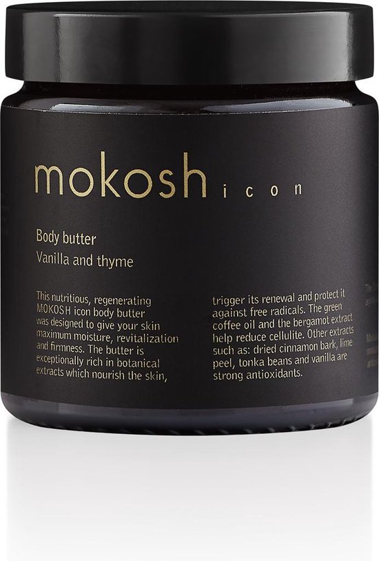 Mokosh ICON | Anti-Cellulite Specialist Body Butter Vanille en Tijm ...