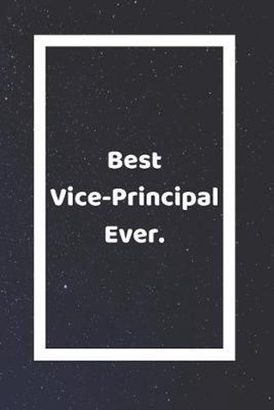 Best Vice Principal Ever, Sjg Publishing | 9781675633427 | Boeken | bol.com