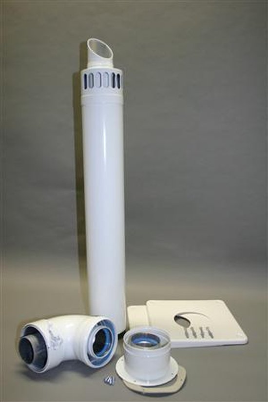 Nefit muurdoorvoer concentrisch 60/100 incl. RGA-adapter | bol