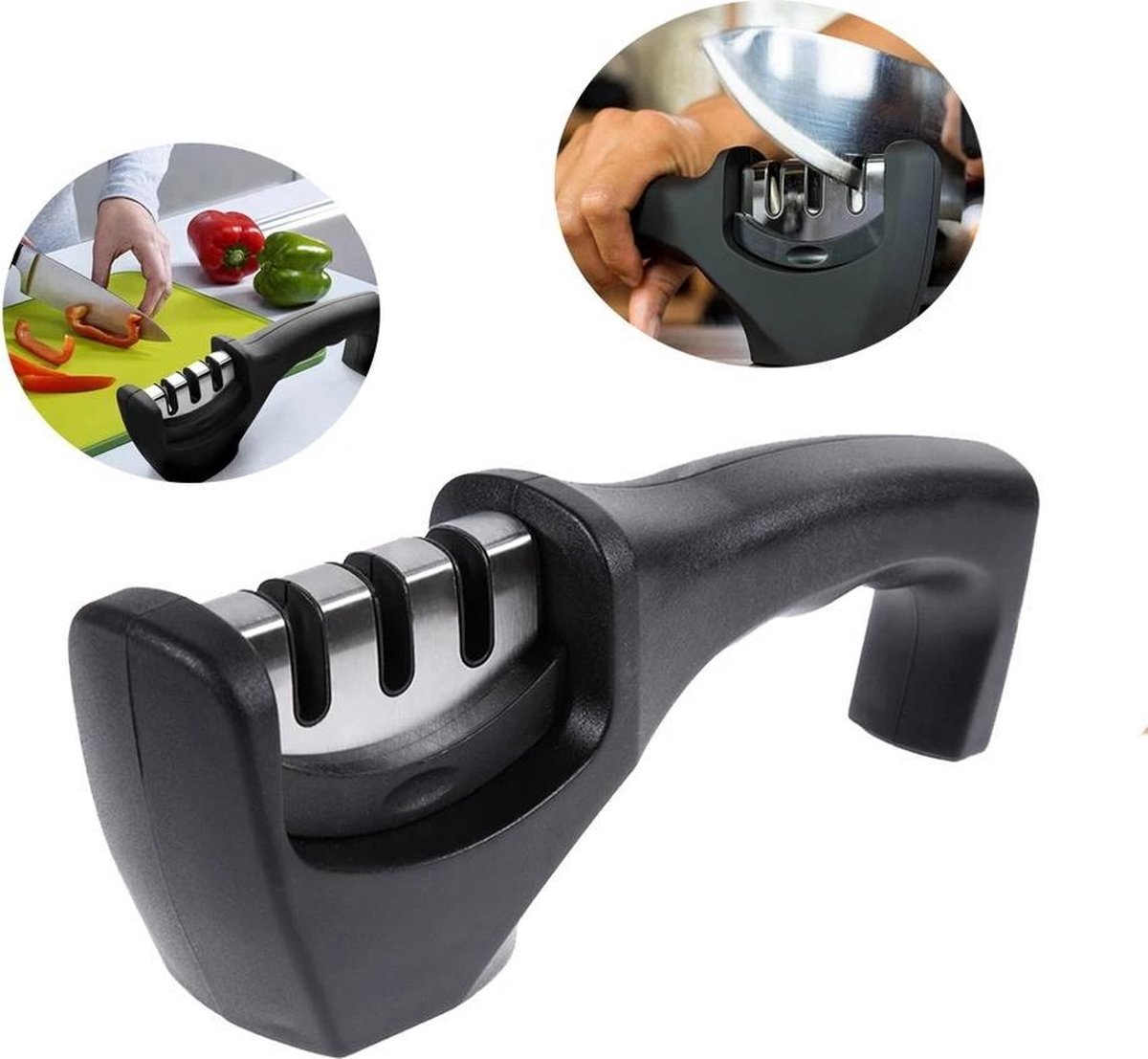 LOUZIR Messenslijper / Anti slip/ Messen slijper /Slijpen/Mes ...