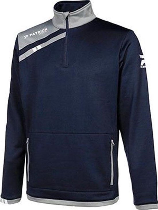 Patrick Force Ziptop Heren - Marine / Grijs | Maat: M | bol