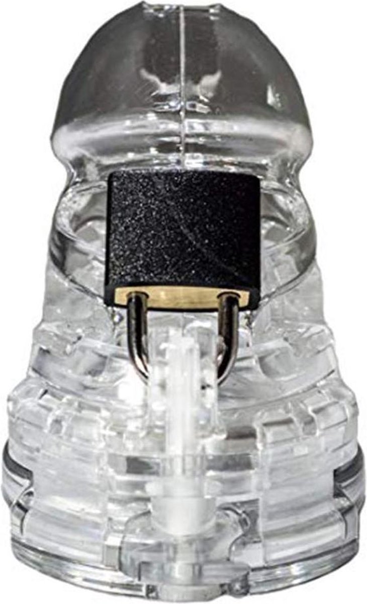 The Vice chastity cage Mini Transparant - Kuisheidskooi - peniskooi ...