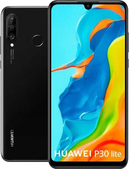 Huawei - P30 Lite - Mobiele telefoon - 128GB - Dual Sim - Zwart | bol