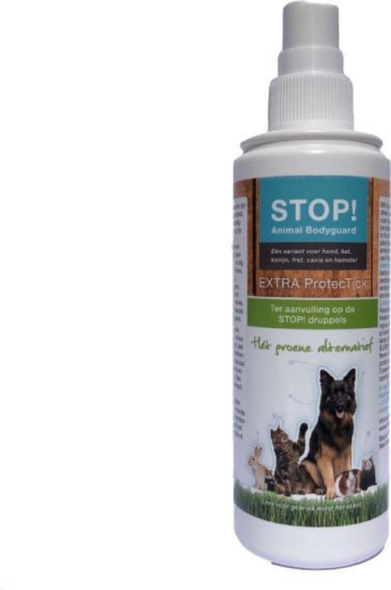 STOP! Animal Bodyguard Extra Protectick Anti Tekenspray 125 ml | bol