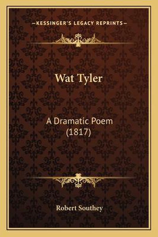 Wat Tyler | 9781166147211 | Robert Southey | Boeken | bol