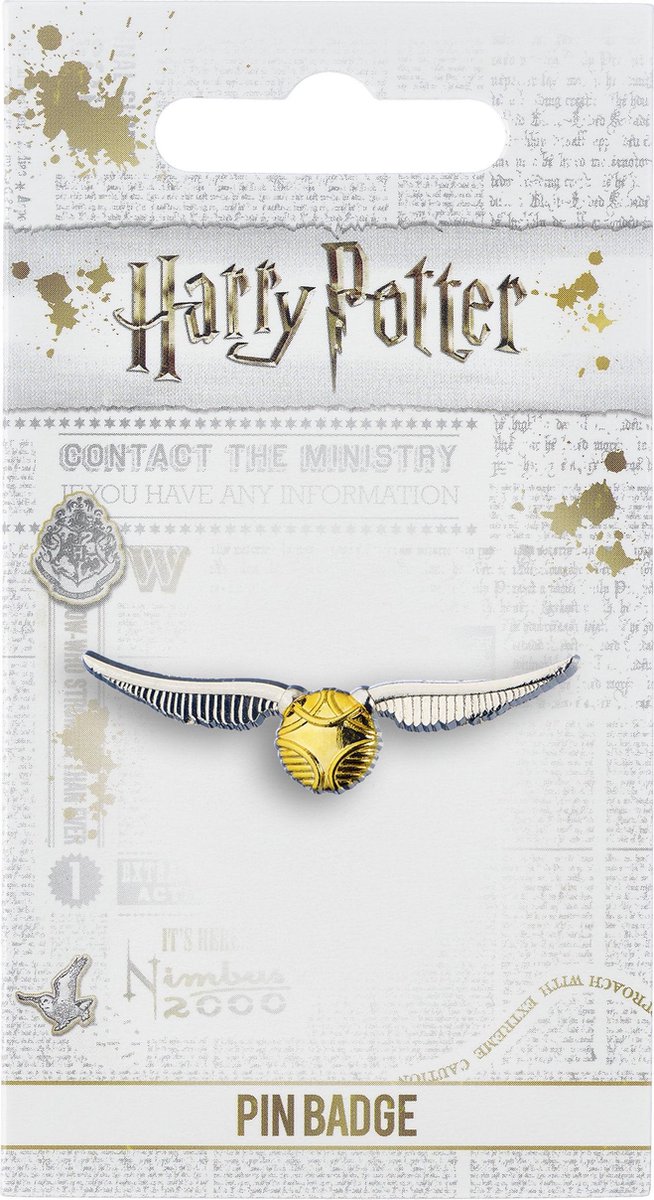 Harry Potter - Golden Snitch Charm Pin Badge | bol.com