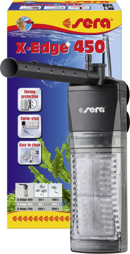 Sera Filter X-Edge 450 - Hoekfilter voor aquarium 80-200L | bol