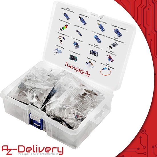 AZDelivery 16 in 1 Kit Accessoire Set met Sensoren en Modules compatibel met Arduino... | bol