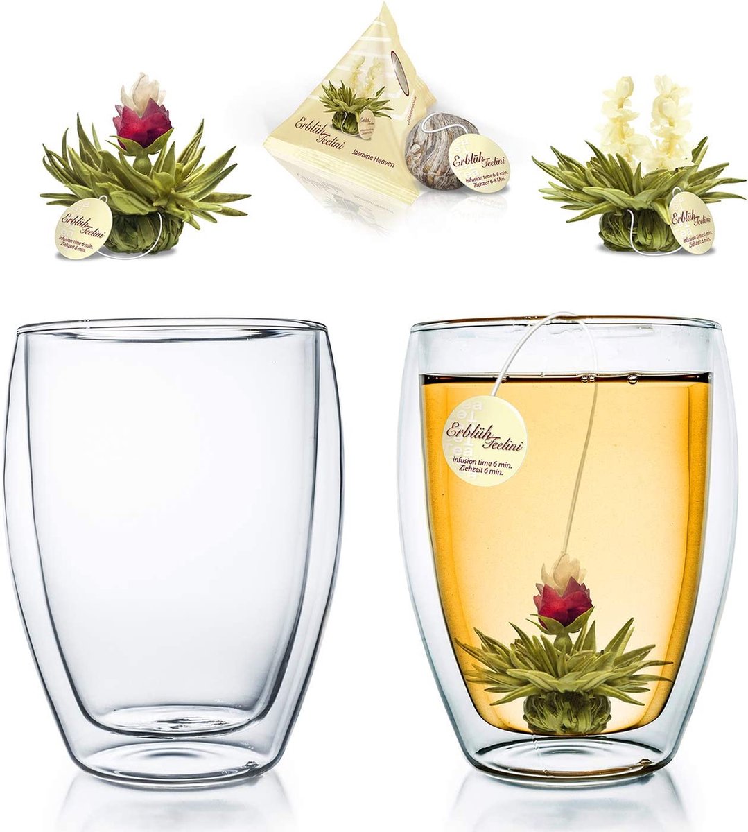 Theeglazen – thee glazen – set van theeglazen – premium kwaliteit ...