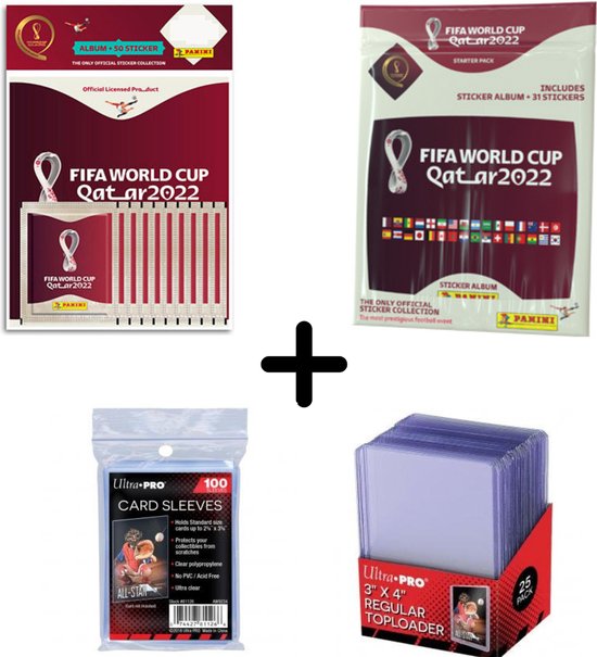 PANINI FIFA WORLD CUP QATAR 2022 Sticker Mega Starter Set | Games | bol.com