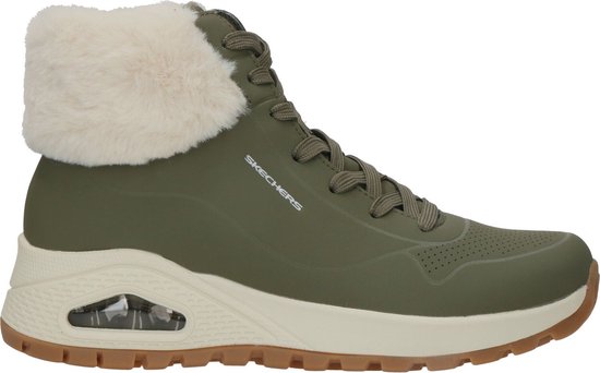 Skechers Uno Rugged Fall Air Lace Up Boot - Femme - Vert - Taille 38 ...