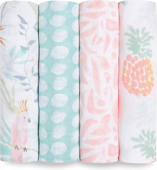 aden + anais™ essentials Inbakerdoeken cadeauset voor pasgeborenen en ...