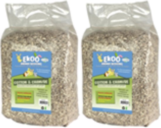 2x Ekoo Bedding - Cotton & Chanvre - Bodembedekking - 35L | bol.com