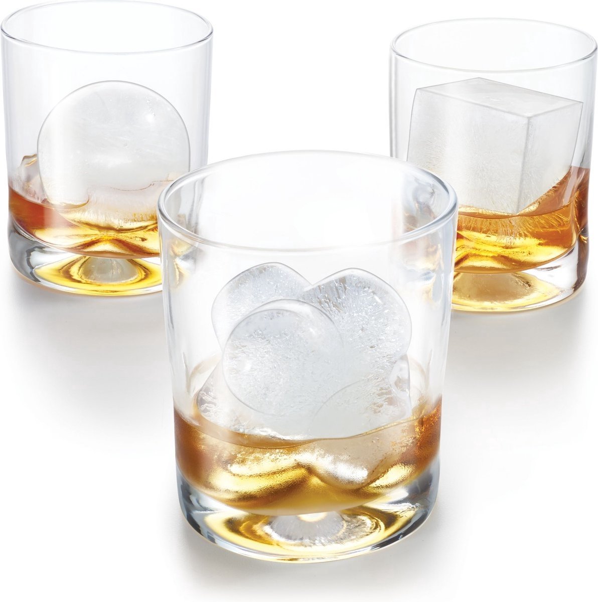 ZOKU - IJsvorm - IJsblok - IJsklont XL - "Mixology" - Set van 3 ...