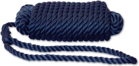 Landvast Navy 16mm 12mtr - 3str | bol