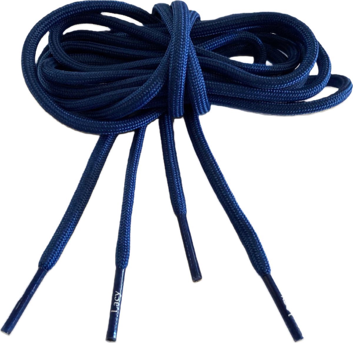 Schoenveters-rond blauw - 150 cm x 4mm - rond | bol.com