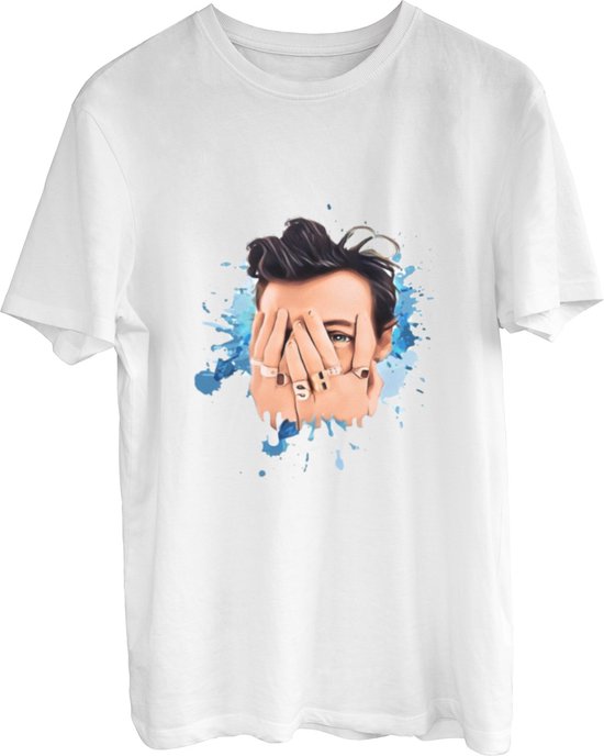 Harry Styles HANDS FACE T-shirt (XXL), Smiley Harry Nails, Harry Fan ...