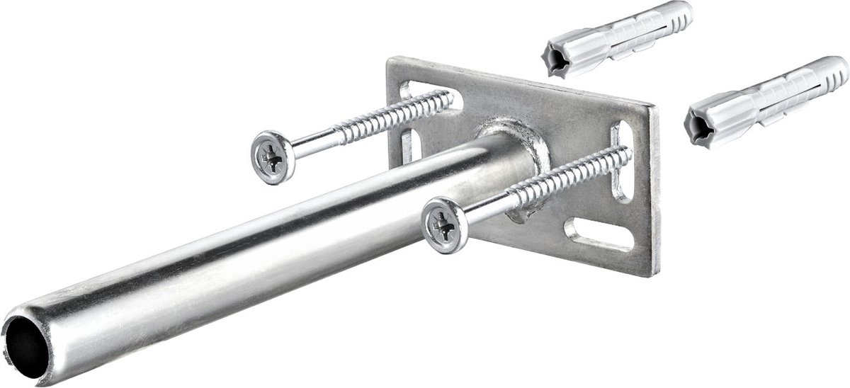 Onzichtbare plankdrager Bigfix Ø18 x 160 mm verzinkt | bol.com