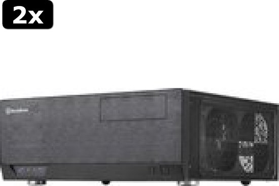 2x Silverstone Grandia GD09 Desktop Zwart | bol.com