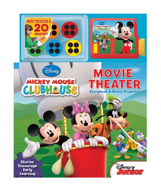Disney Mickey Mouse Clubhouse Movie Theater Storybook & Movie Projector ...