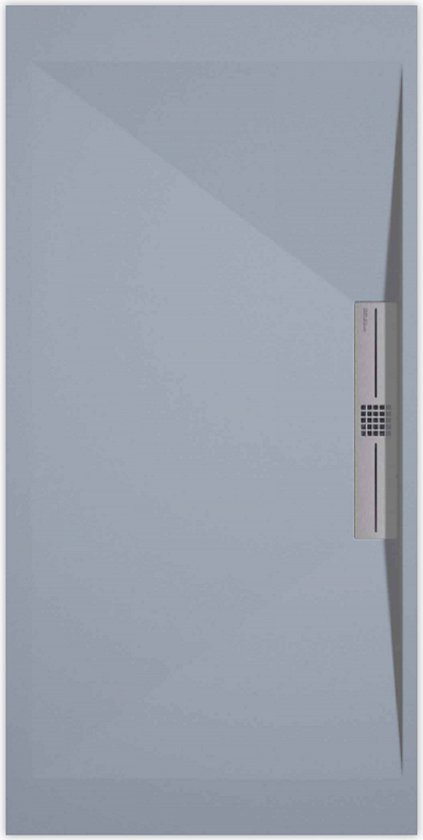 Sanifun douchebak Stone Side Gray Smooth 1000 x 900 S | bol.com