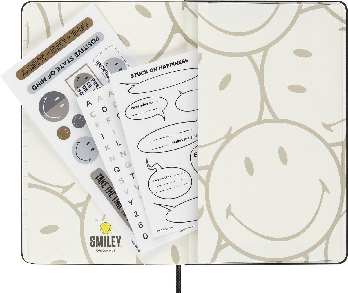 Moleskine Limited Edition Notitieboek - Smiley - Large (13x21cm ...