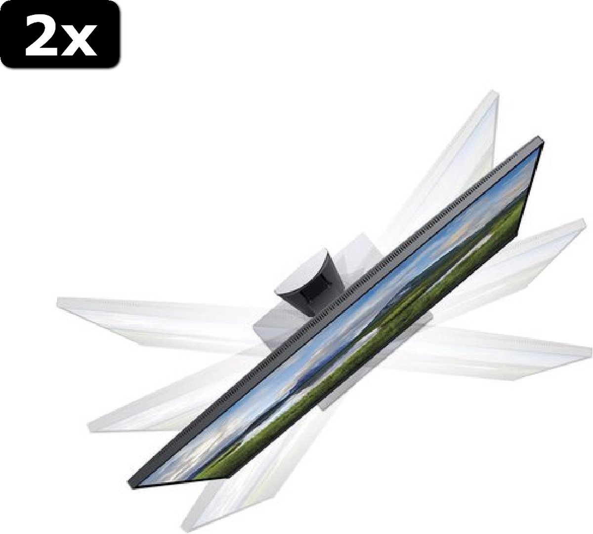 2x Dell P2720D - QHD IPS Monitor - 27 Inch | bol.com