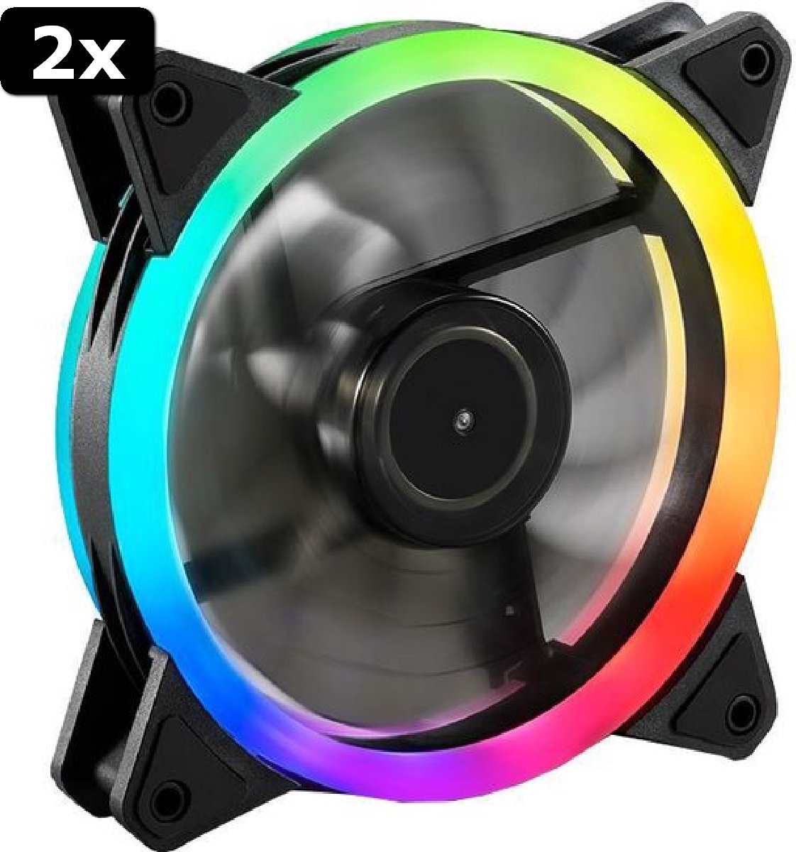 2x Sharkoon SHARK Blades RGB Computer behuizing Ventilator | bol.com