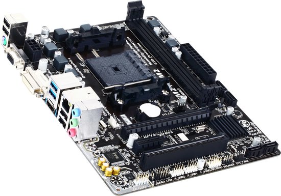 Gigabyte GA-F2A68HM-HD2 [uATX FM2+ A68H 2x DDR3 2133Mhz Multi-GPU ...
