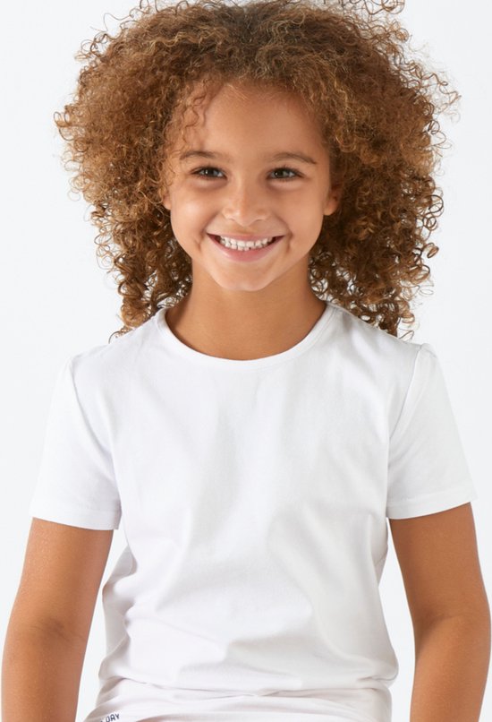 Little Label T shirt korte mouwen Meisjes Maat 110-116/6Y - wit - 3-pack - 3 Stuks Wit... | bol.com