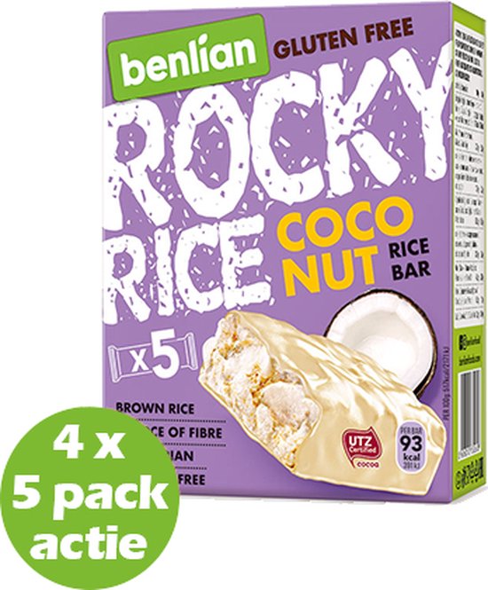 Rocky Rice Coconut - Multipack - Verantwoord tussendoortje - Glutenvrij ...