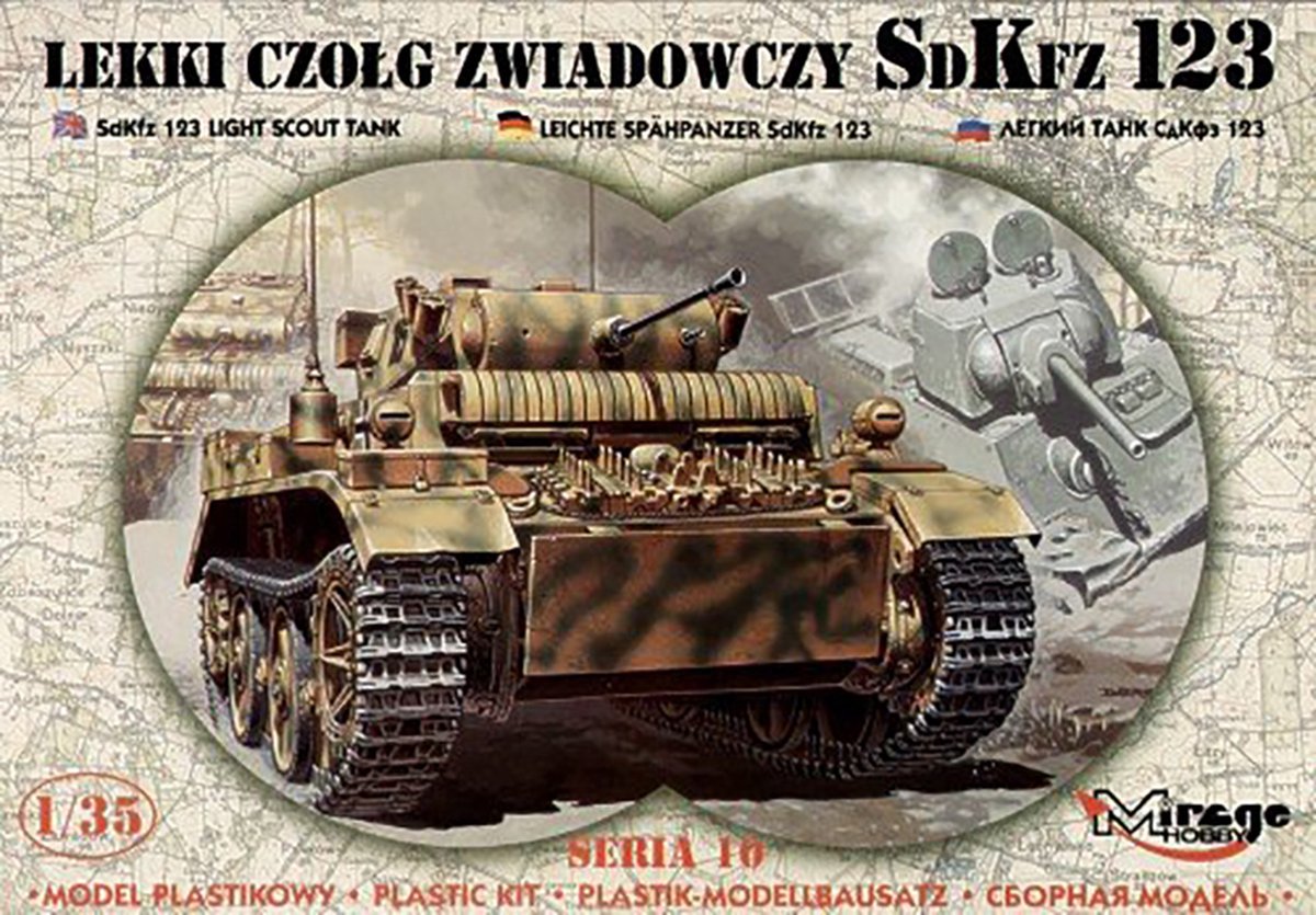 Mirage SdKfz.123 Light Recce Tank – Luchs + Ammo by Mig lijm | bol.com